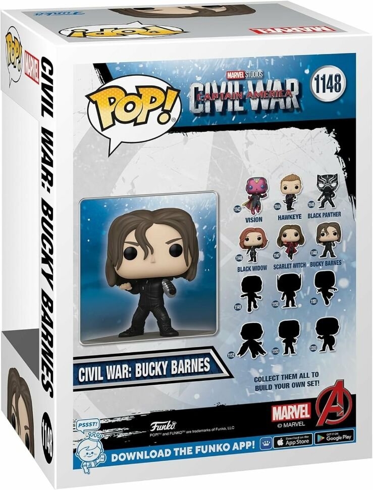 Фигурка Funko Marvel: Civil War Bucky Barnes Фанко Баки Барнс (Amazon ...